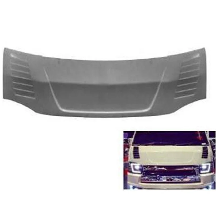 Hiace KDH200 Engine Hood Bonnet - Glass Fiber & Carbon Fiber