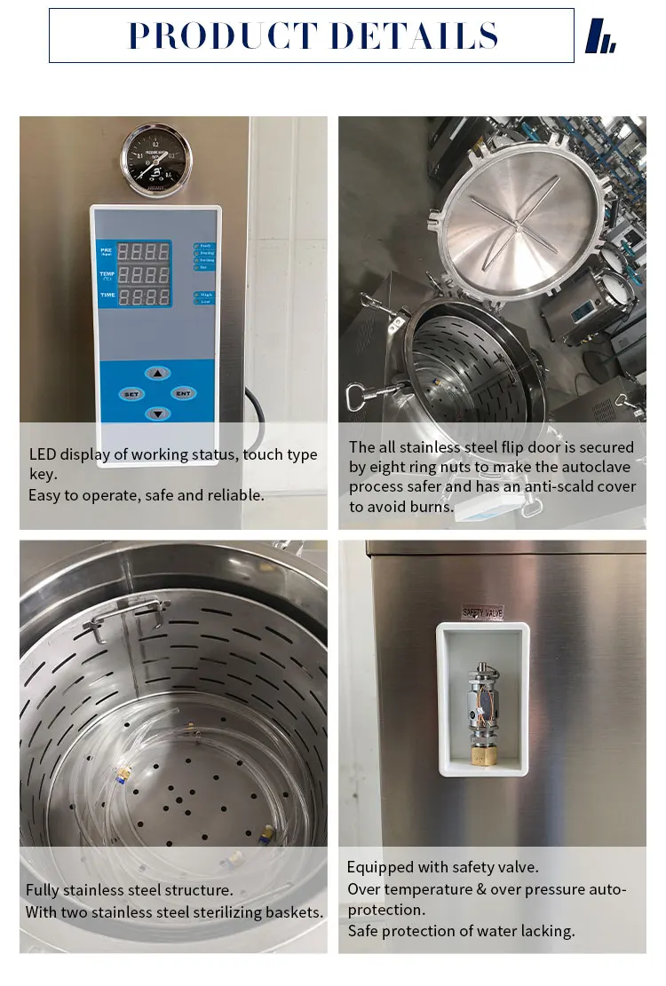 Sterilizer Machine 35l 50l 75l 100l 120l 150l Autoclave Price - Buy ...