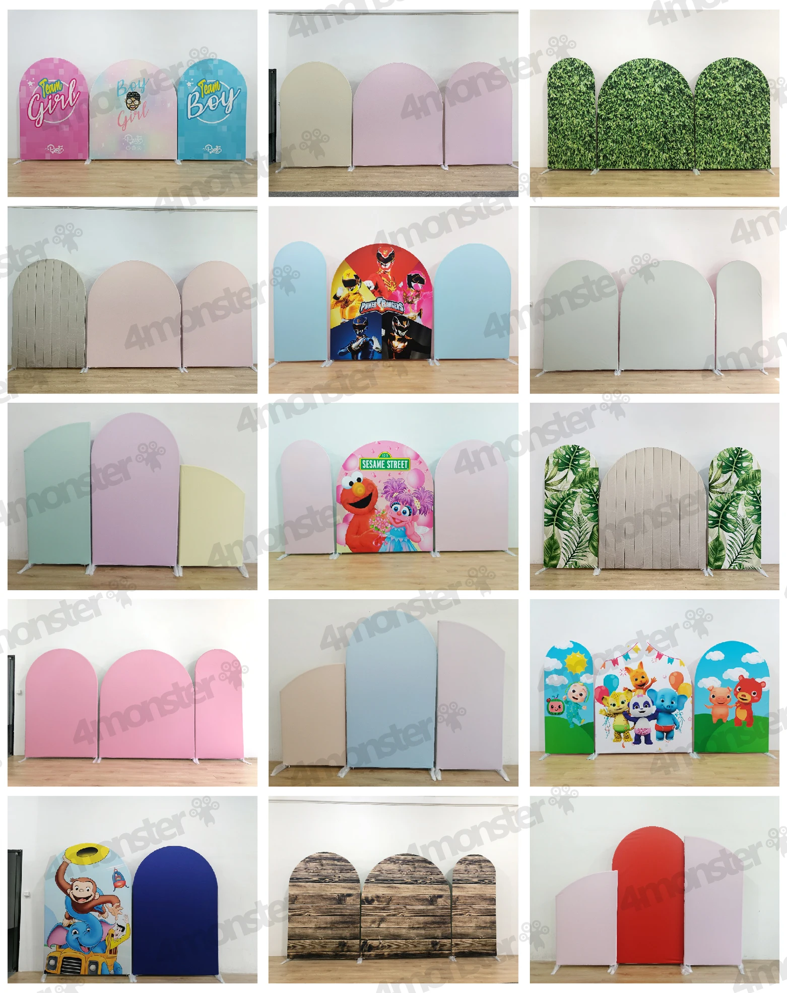 Hot Selling Round Backdrops With Cylinders For Event - Buy Round ...