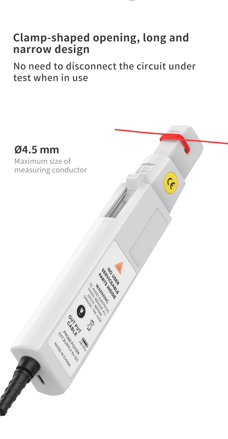 ETA 30M, 40A High Frequency AC/DC Oscilloscope Current Probe