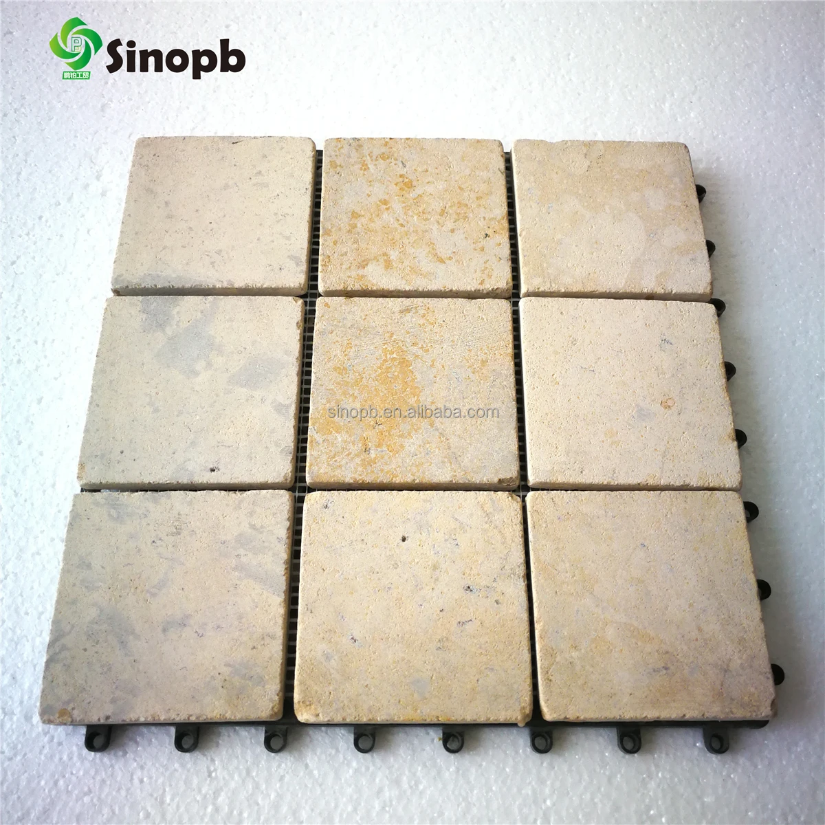 Diy Interlocking Stone Floor Tile For Outdoor Stone Deck Tile For Yard ...