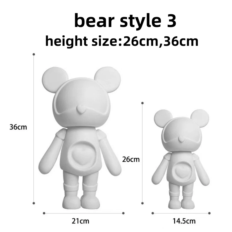 Custom Made Diy Blank Bearbrick 1000 1000% Blank Bearsbrick Bears 400 ...