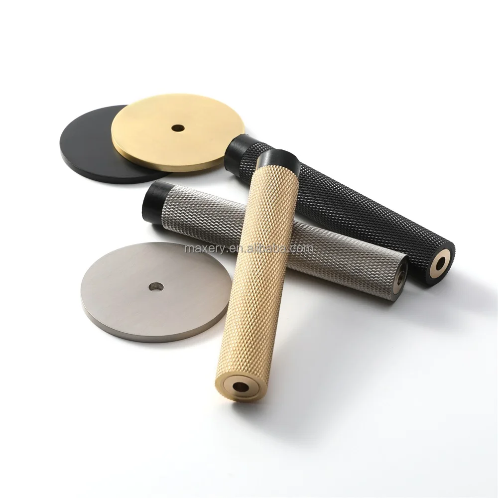 Luxury Solid Brass Pillar Diamond Shaped Knurling Door Stopper Top ...