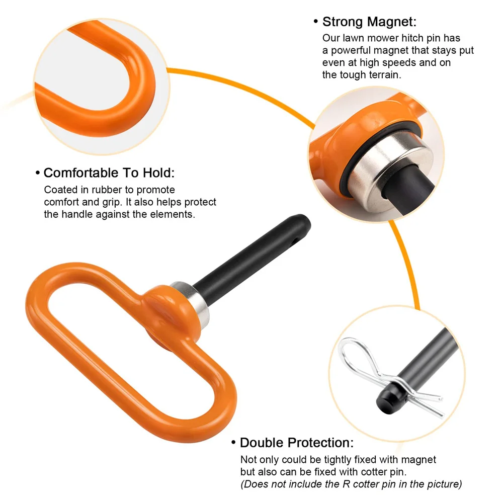 Strong Heavy Duty Trailer Gate Pin Lawn Mower Trailer Hitch Pins ...