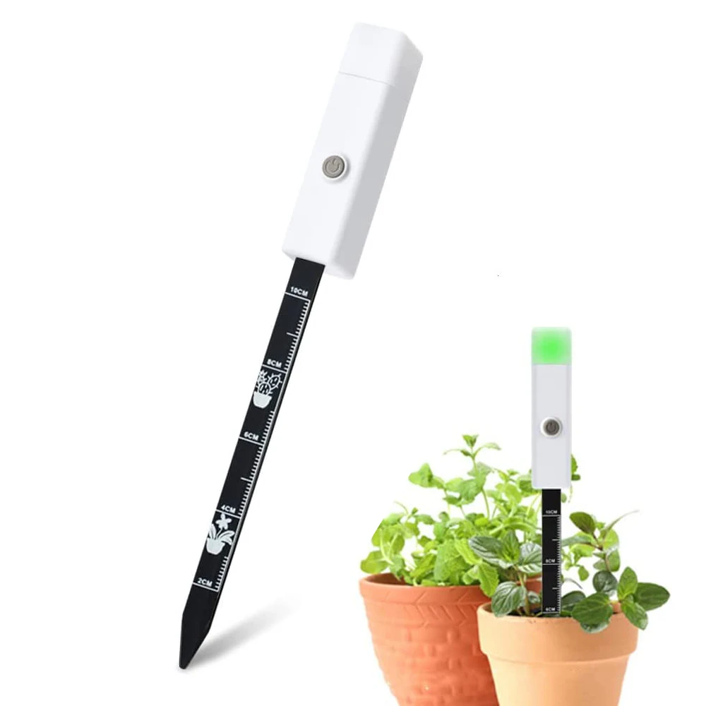Smart Soil Moisture Tester with 3 Colors LED Indicate Lights