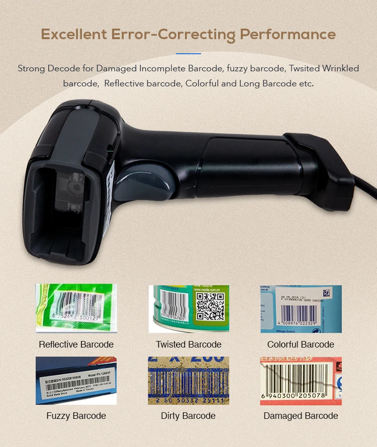 2D Desktop Printers & Scanners - Wireless Bar Qr Code Reader