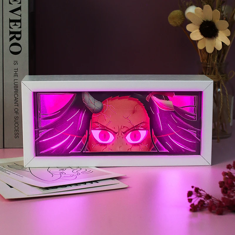 Nezuko Light Box - Custom 3D Night Light for Anime Fans