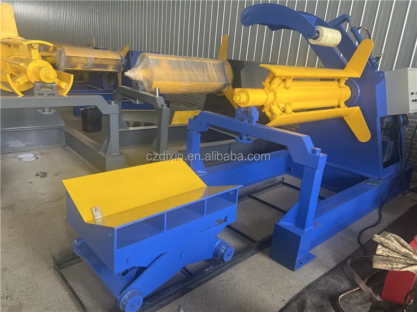 Coil Decoiler Automatic Steel With Expanding Mandrel Hydraulic Decoiler ...