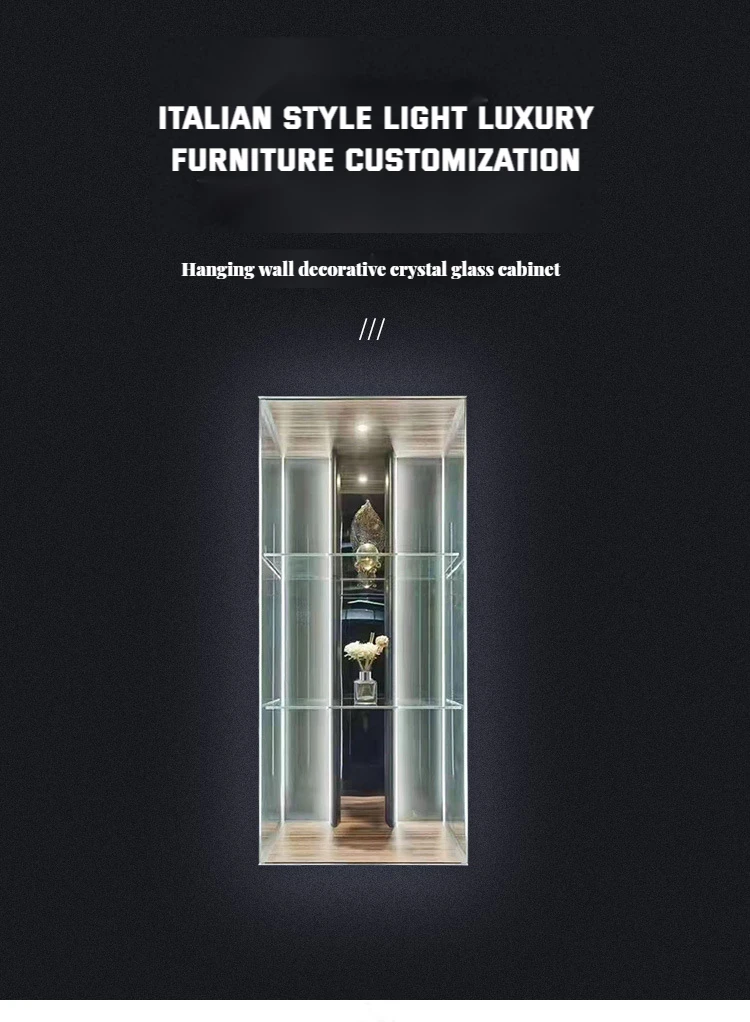 Wall Mounted Glass Display Cabinet - Stylish Storage