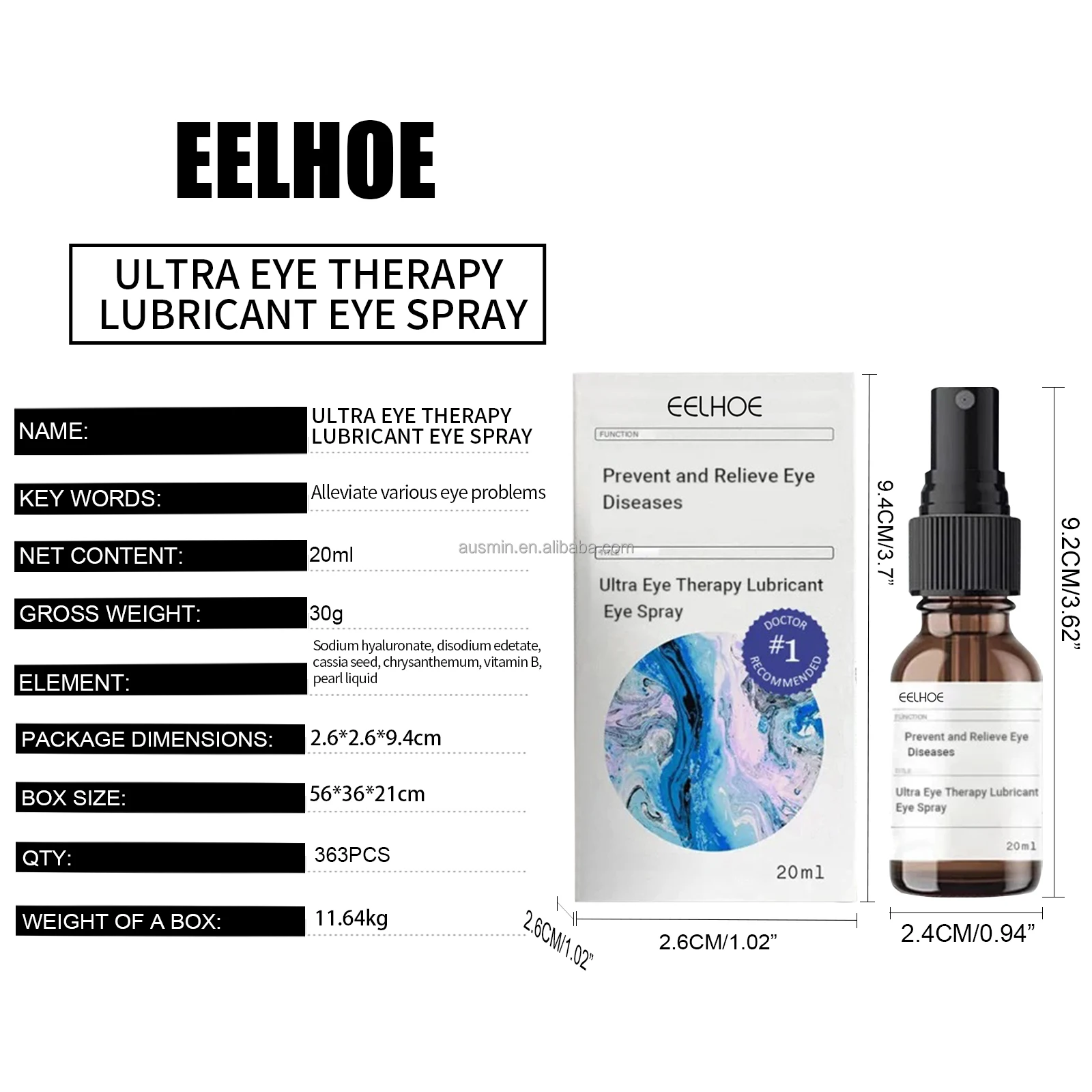 New Arrivals Ultra Eye Lubricant Spray Soothe Eyes Diseases Remove Red ...