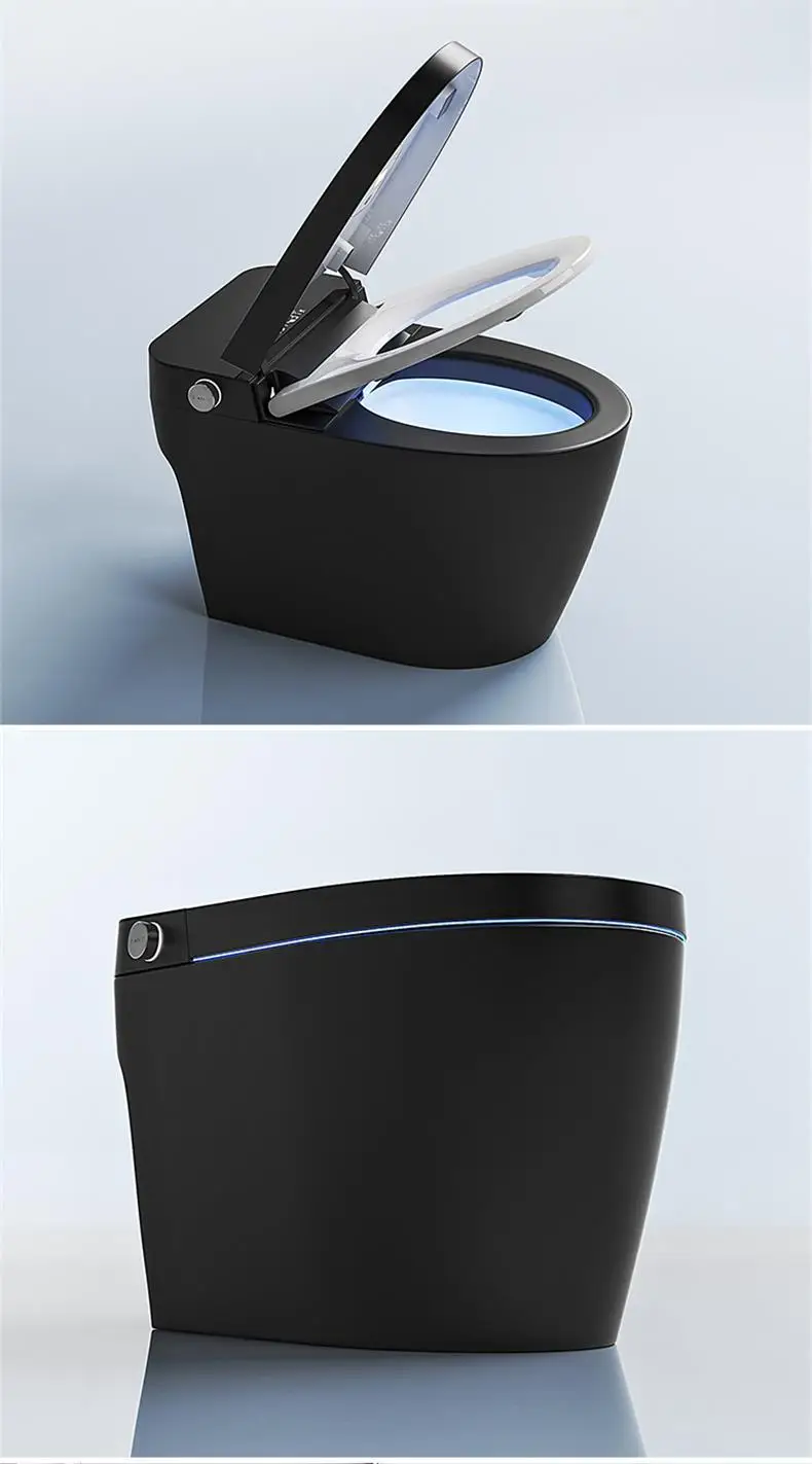 Drying Black Wc Pan Cyclone Flushing S-trap Floor Mounted Villa ...