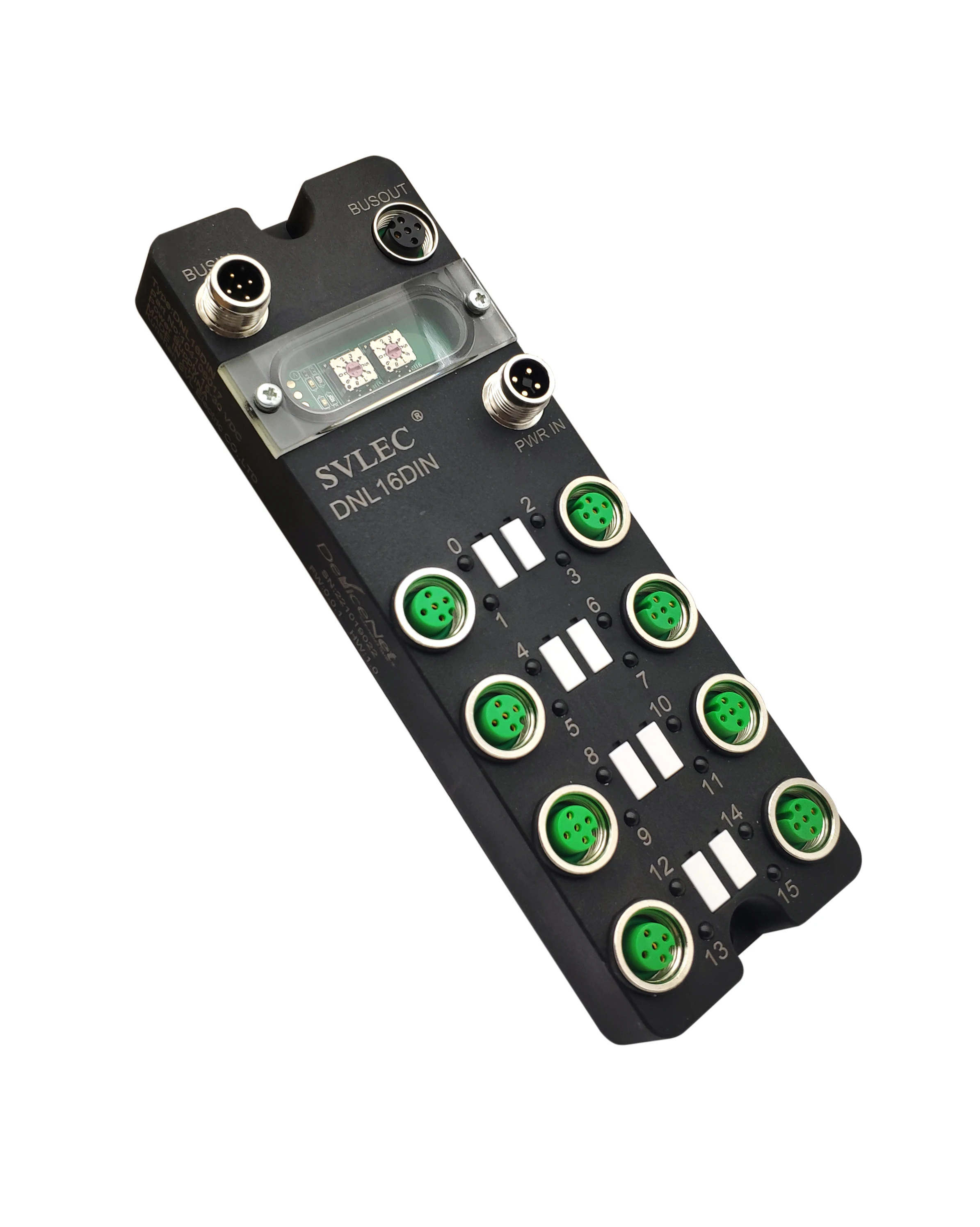 Waterproof Ip67 Compact Structure I/o Module Electronic Control Modbus ...