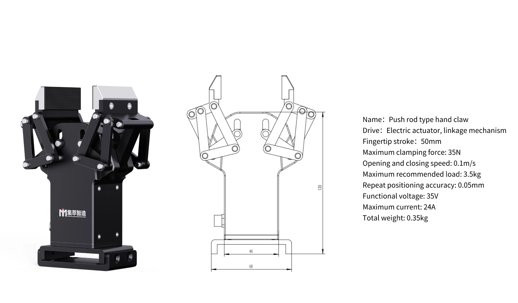Heavy-duty Robot Arms Gripper For 6 Axis Collaborative Cobot Arms For Picking - Buy Robot Arm ...