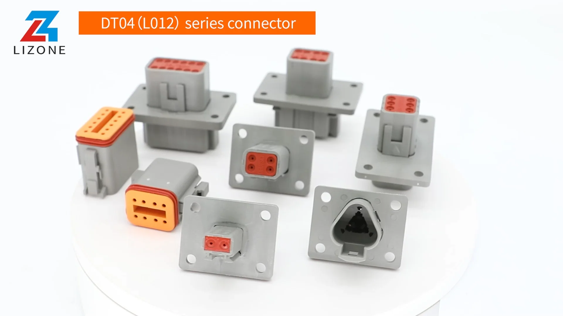 Dt04-12p-l012 12 Pin Male Connector Car Automotive Plug Waterproof ...