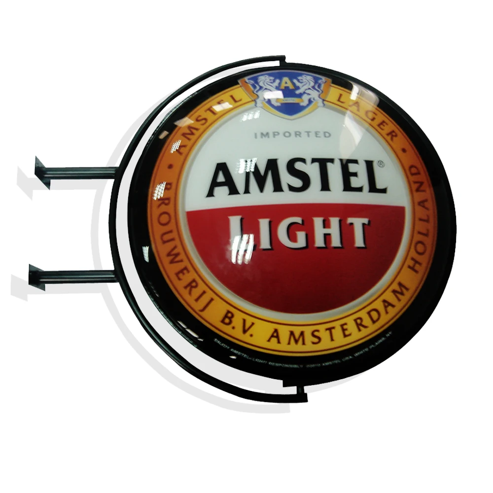 Circular Advertising Sign Board Light Box Round Led Double Sided ...