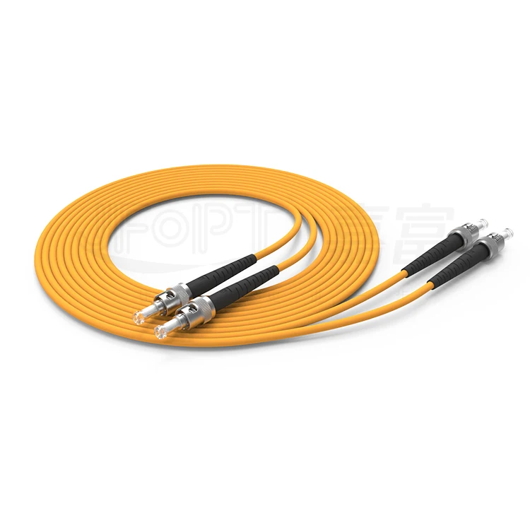 ST fiber optic connector jumper multimode OM1 OM2 OM3 dual ST terminal ...