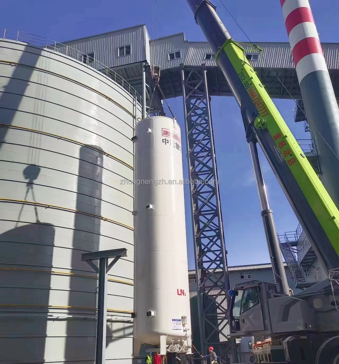 20ton Liquid Oxygen Tank Cryogenic Liquid Gas Storage tank As Oxygen ...