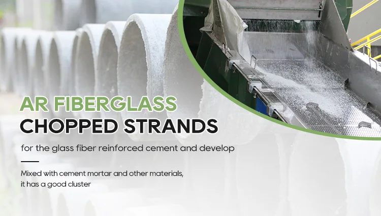 Raw Material Product Chinese Ar Composite Glass Fiber Chopped Strands ...