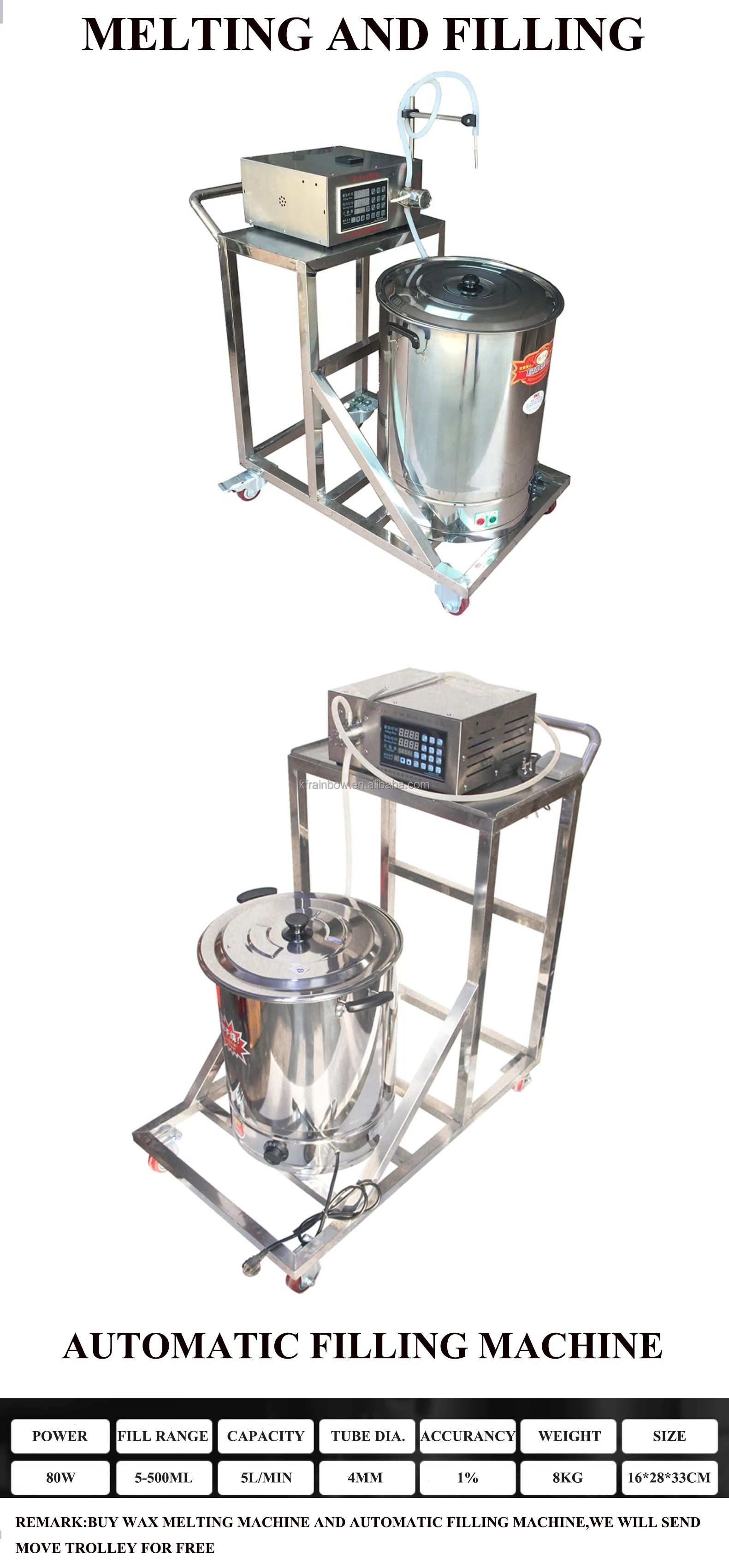 Desktop Candle Filling Machine Wax Melting Melter Electric Candle ...