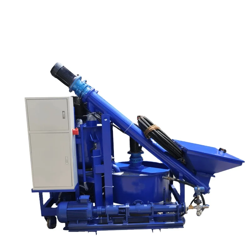 Automatic feeding and grouting machine Mixing concrete intelligent ...