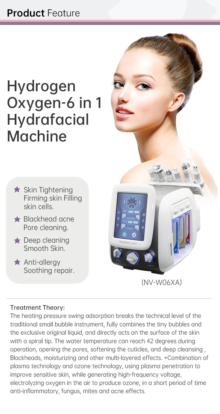 H2o2 Hydrogen Oxygen 6 In 1 Multifunction Beauty Machine Plasma Multi ...