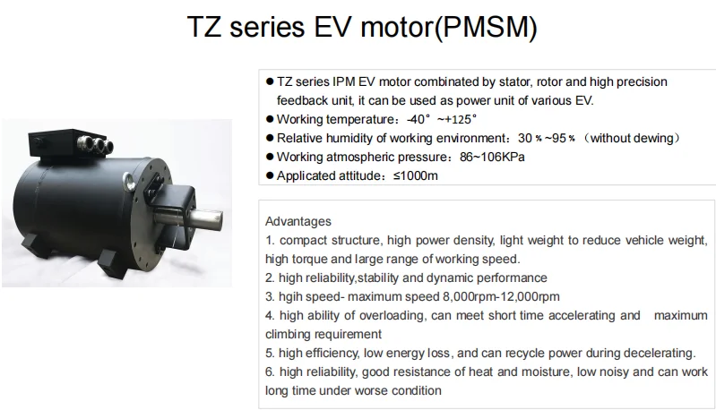 30kw EV Motor Kit for Electric Car Conversion - High Efficiency
