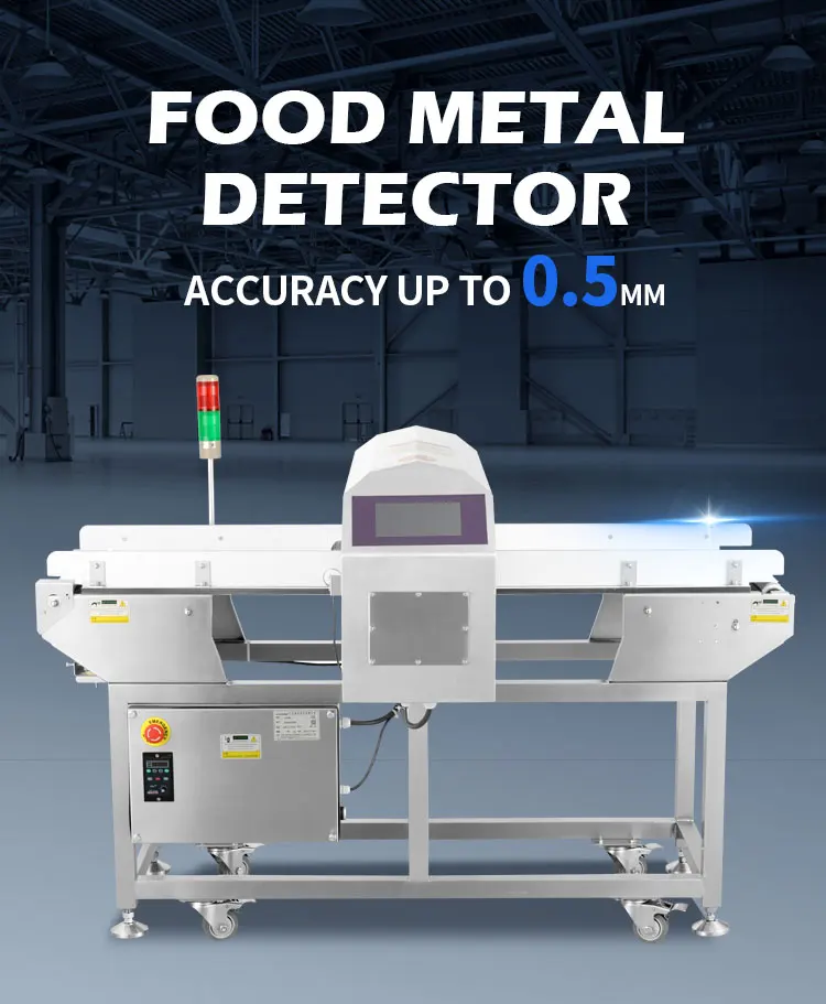 Auto Conveying Industrial Metal Detector Device for Food Processing ...