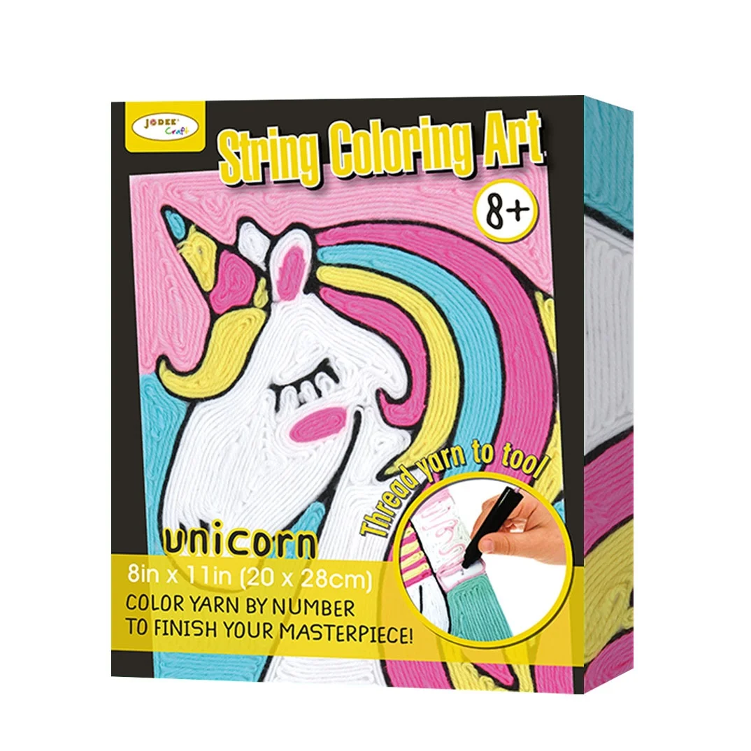 Eco Friendly Easy Unicorn String Coloring Art - Buy Eco Friendly Easy ...