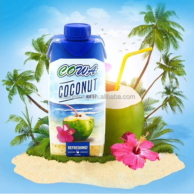 Wholesale Original 330ml Malaysia Cowa Sweet Coconut Water 100% Natural ...