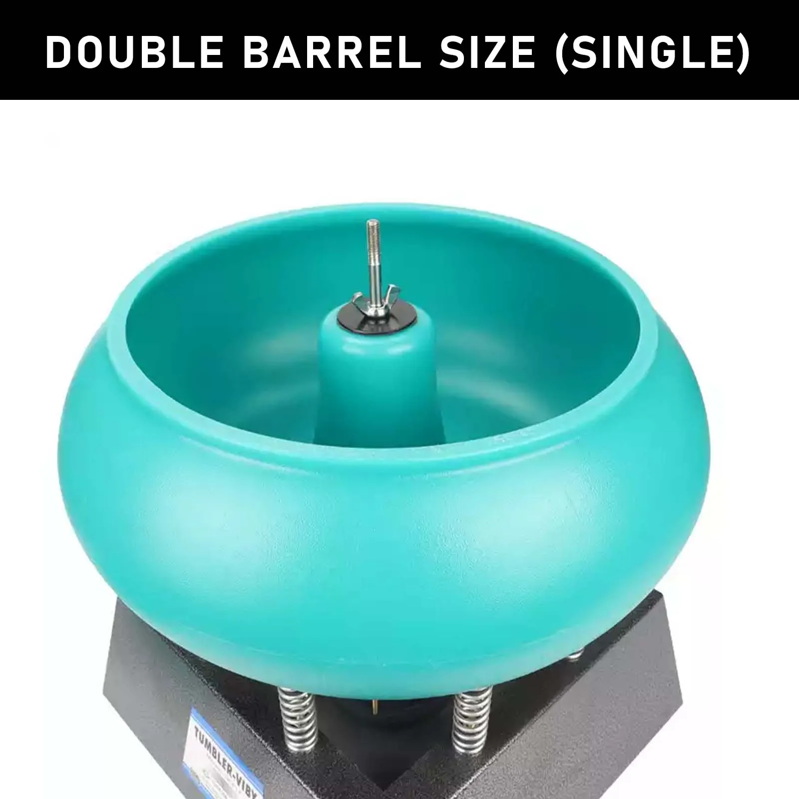 17inch Large Vibration Barrel Jewelry Polisher - Edge Burr Cleaning