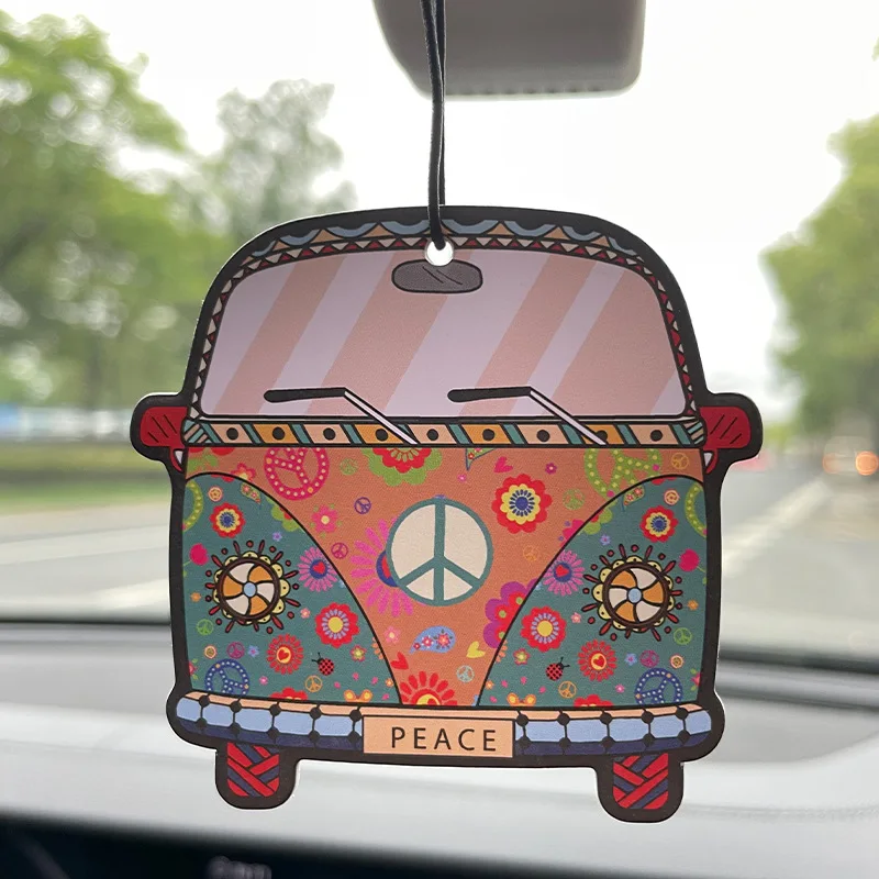 Factory Custom Shaped Design Paper Car Hanging Airfreshener Promotional ...