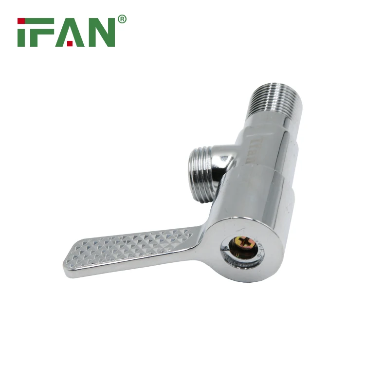 Ifan Factory Supply Brass Angle Valve 1/2 Half Turn Water Plastic Clad ...