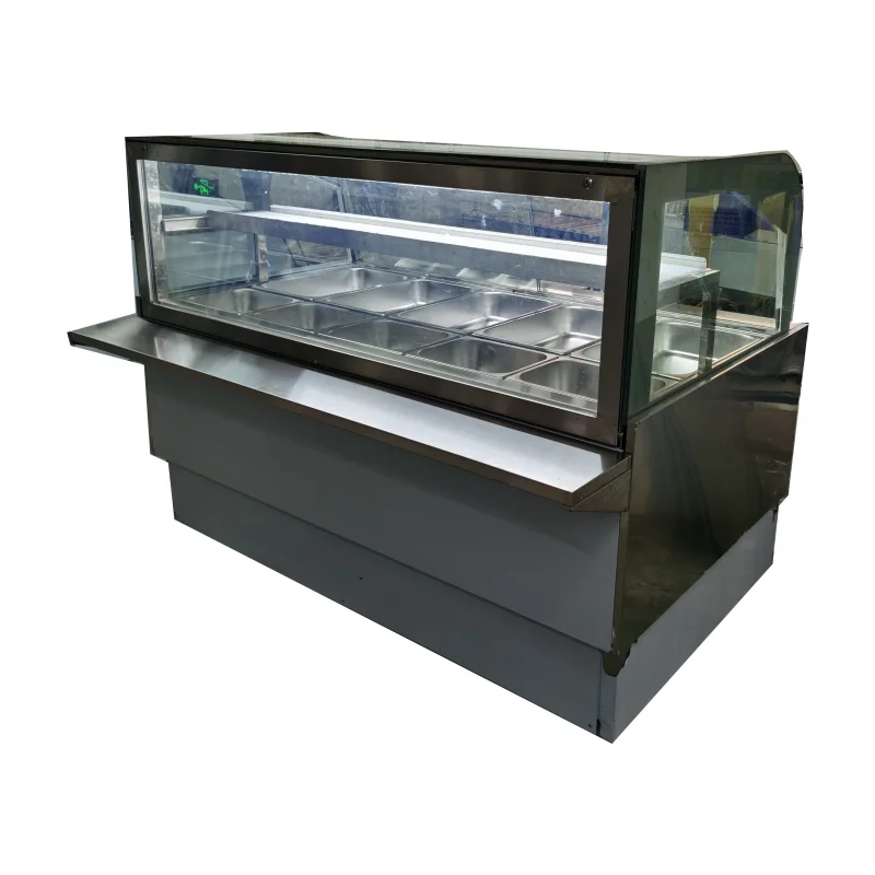All Stainless Steel Food Display Cabinet For Keep Temperature - Buy ...
