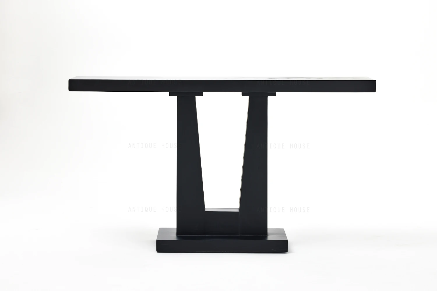 Japandi Living Room Furniture - Recycled Pine Wood Console Table