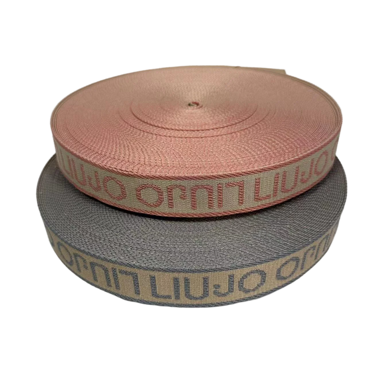 Custom 38mm Nylon Lettering Jacquard Webbing With Back Strap Shoulder ...