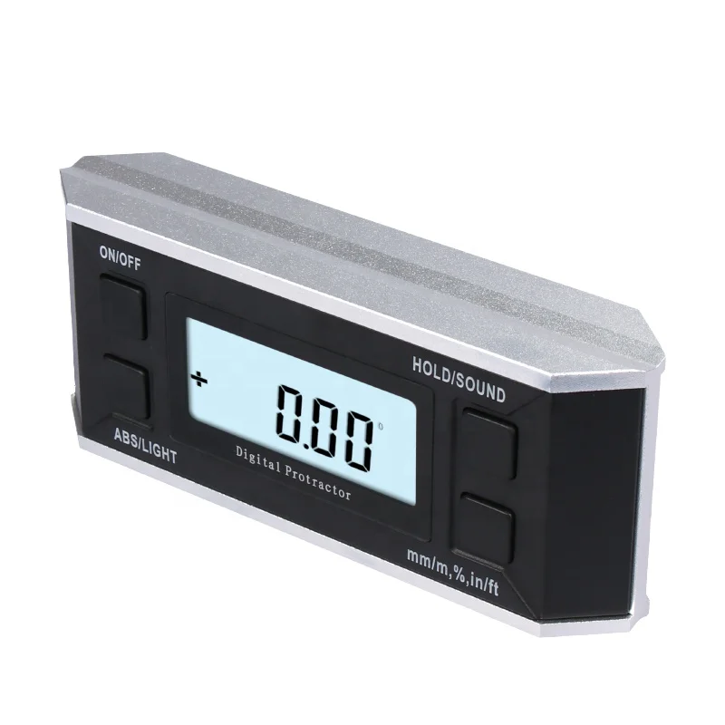 Digital inclinometer box, angle measuring instrument, aluminum alloy ...