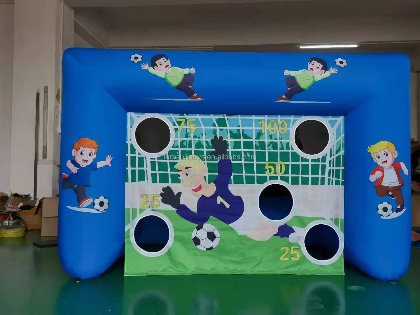 Customized Inflatable Soccer Goal Speed Cage - Fun & Easy Setup