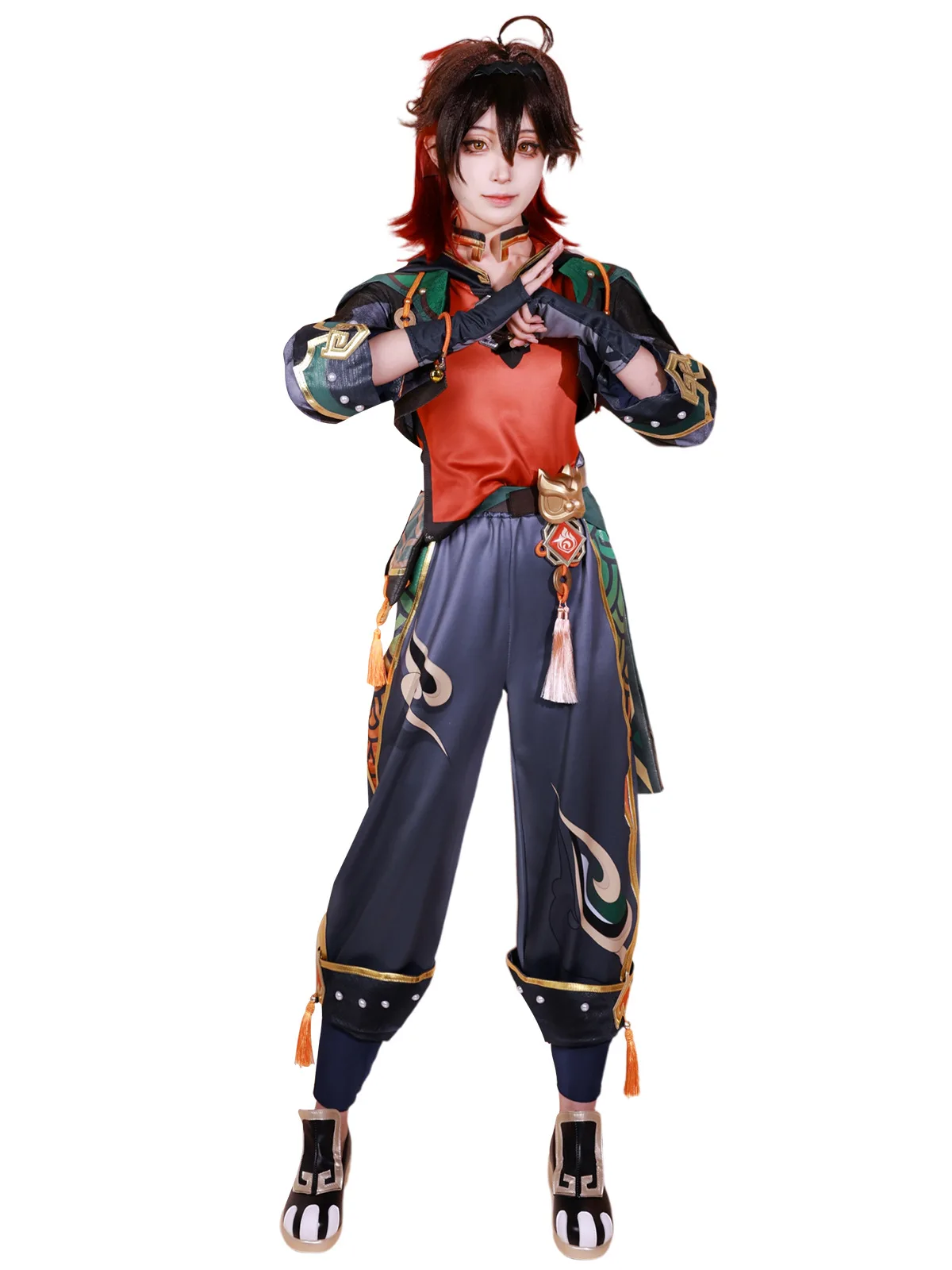 Gaming Cosplay Costume Genshin Impact Men Anime Ming Min Liyue Lion Boy ...