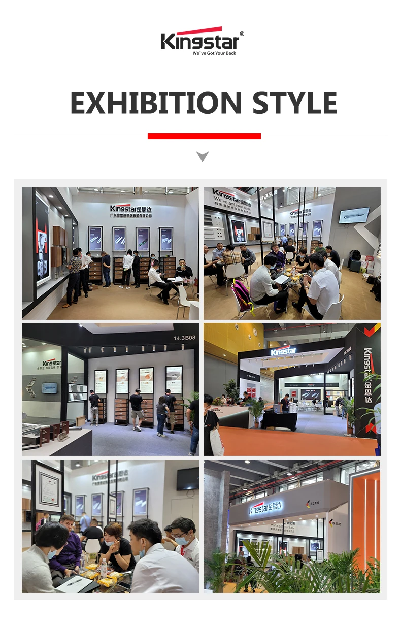 Kingstar Drawer Slides - Smooth, Soft Close Telescopic Rails