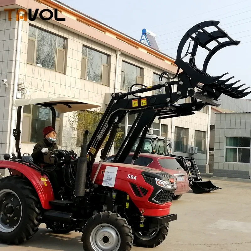 4WD Good Quality Rops Cabin Agricultural Farm Tractor Shuttle Gear ...