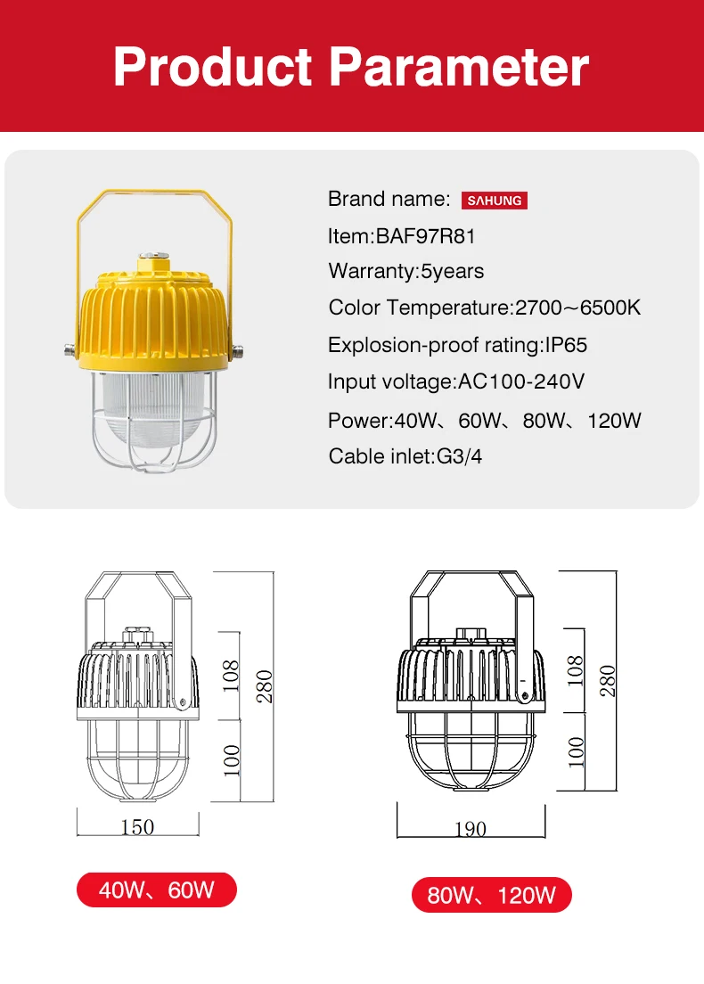 Explosion Proof LED Lighting - Atex 40W to 120W Solutions