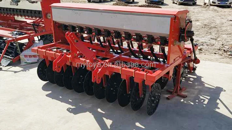 Tractor Mounted Disc No Till Alfalfa Clover Grain Grass Fertiliser And ...