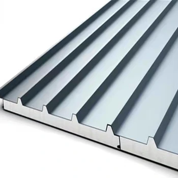 Gray Eps Sandwich Panel 100mm Foam Cored Sandwich Panel Wall House Roof ...