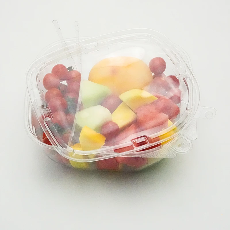 Cold Meal Packaging Disposable Food Grade Plastic Takeaway Salad Box ...