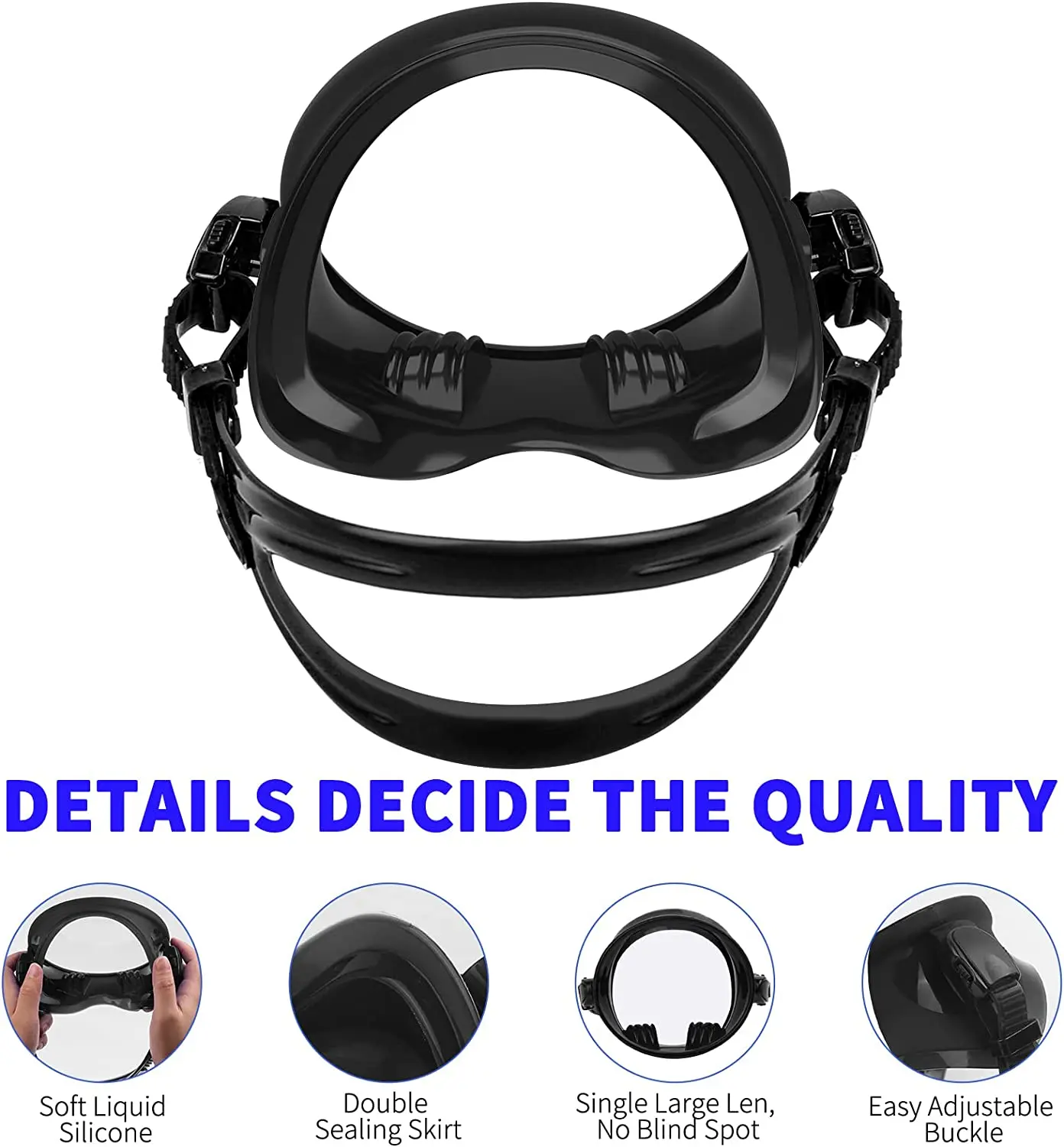 Shop Our Double Sealed Full Face Scuba Mask - Diving Essentials