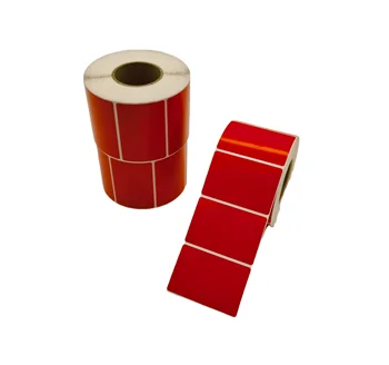 Custom Design Zebra Environmental Friendly Red 60mm*40mm Size 1000pcs ...