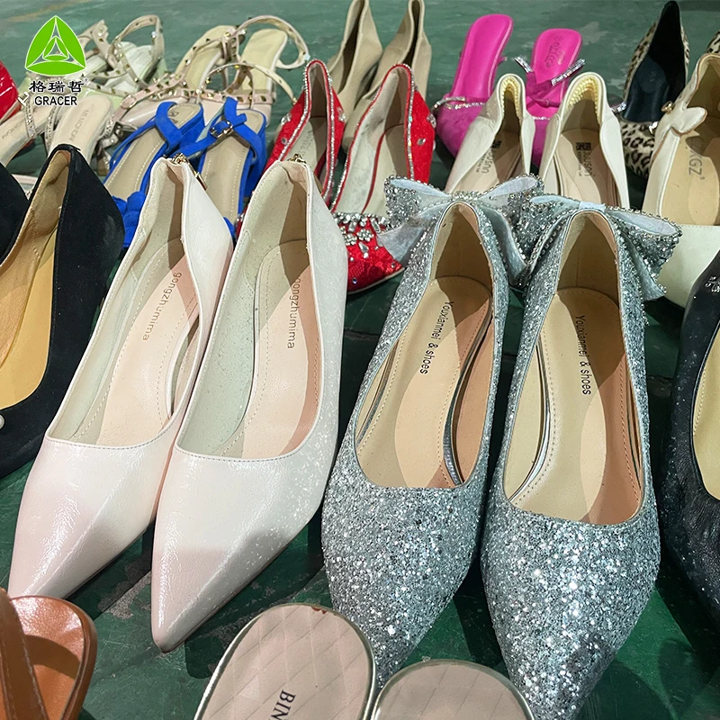 Fashion Stock Mix Stock Factory Price Fashion Used Women Ladies High ...