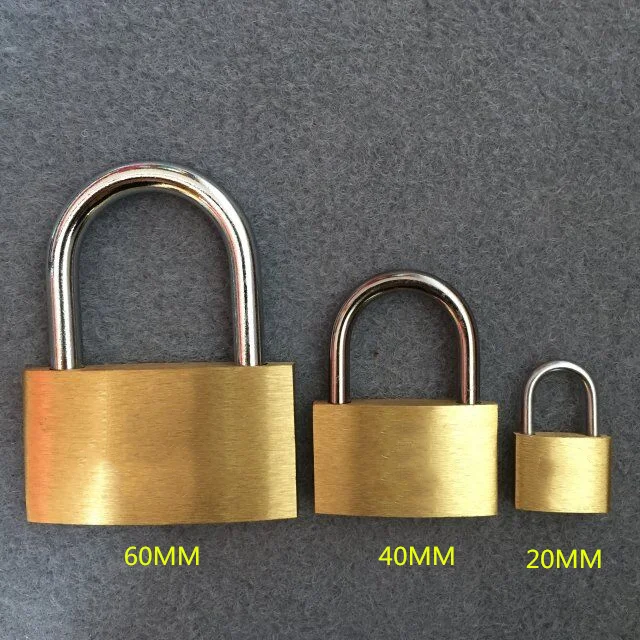 Cheap Mini Gold Brass Padlock - 20MM with 3keys Custom Logo