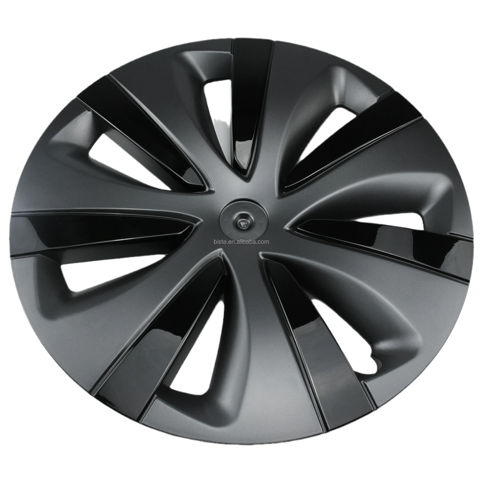 For Tesla Model Y Wheel Cap,19 Inches Full-wrap Rim Hubcap Wheel Cover ...
