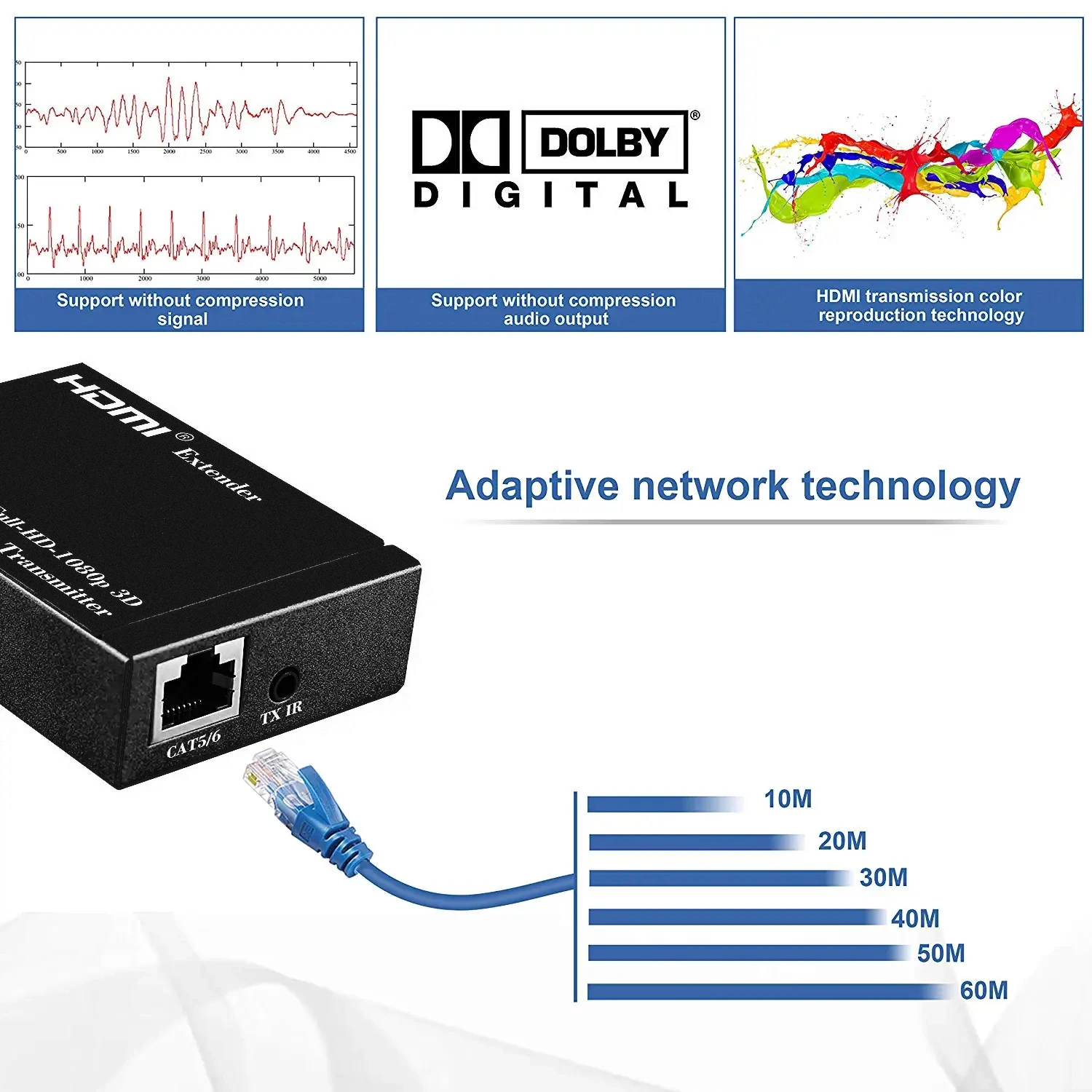 Batman Returns Hot Toys Amplificador HDMI Por Cable CAT6/6A/7 Full HD ...